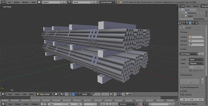 Steal beams free VR / AR / low-poly 3D model | CGTrader