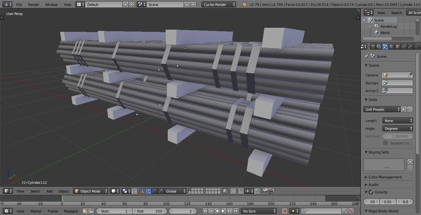 Steal beams free VR / AR / low-poly 3D model | CGTrader