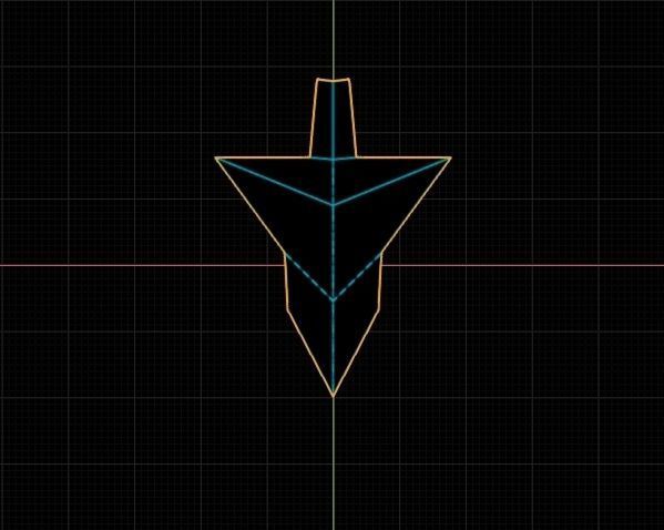 Tech vaporwave for MEGA LOW poly airplane free VR / AR / low-poly 3D ...