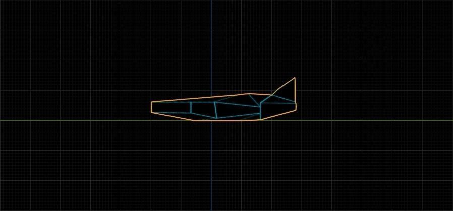 Tech vaporwave for MEGA LOW poly airplane free VR / AR / low-poly 3D ...