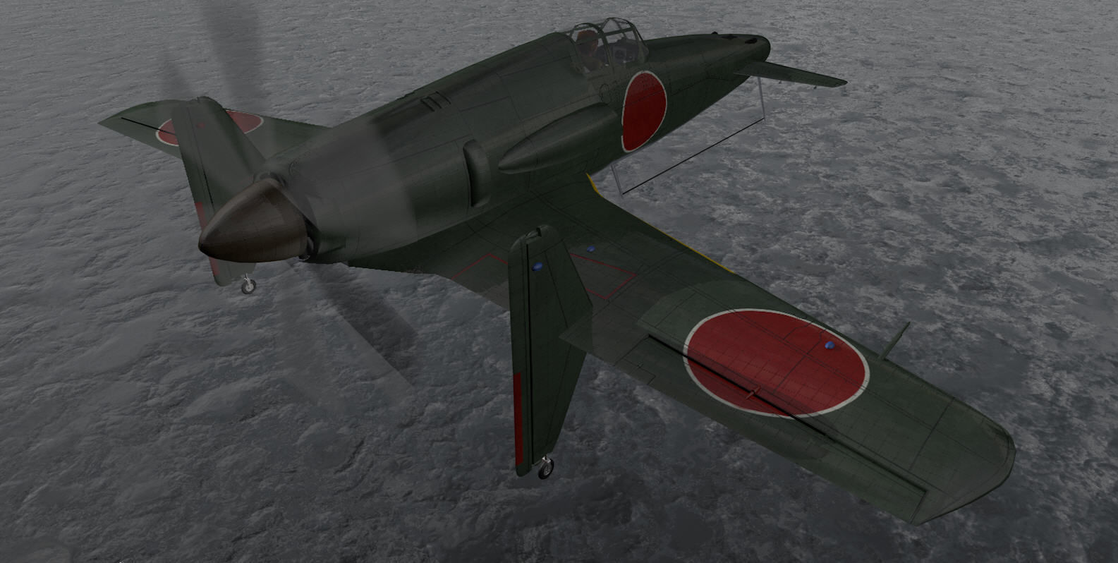 Kyushu J7W1 Shinden 3D model | CGTrader