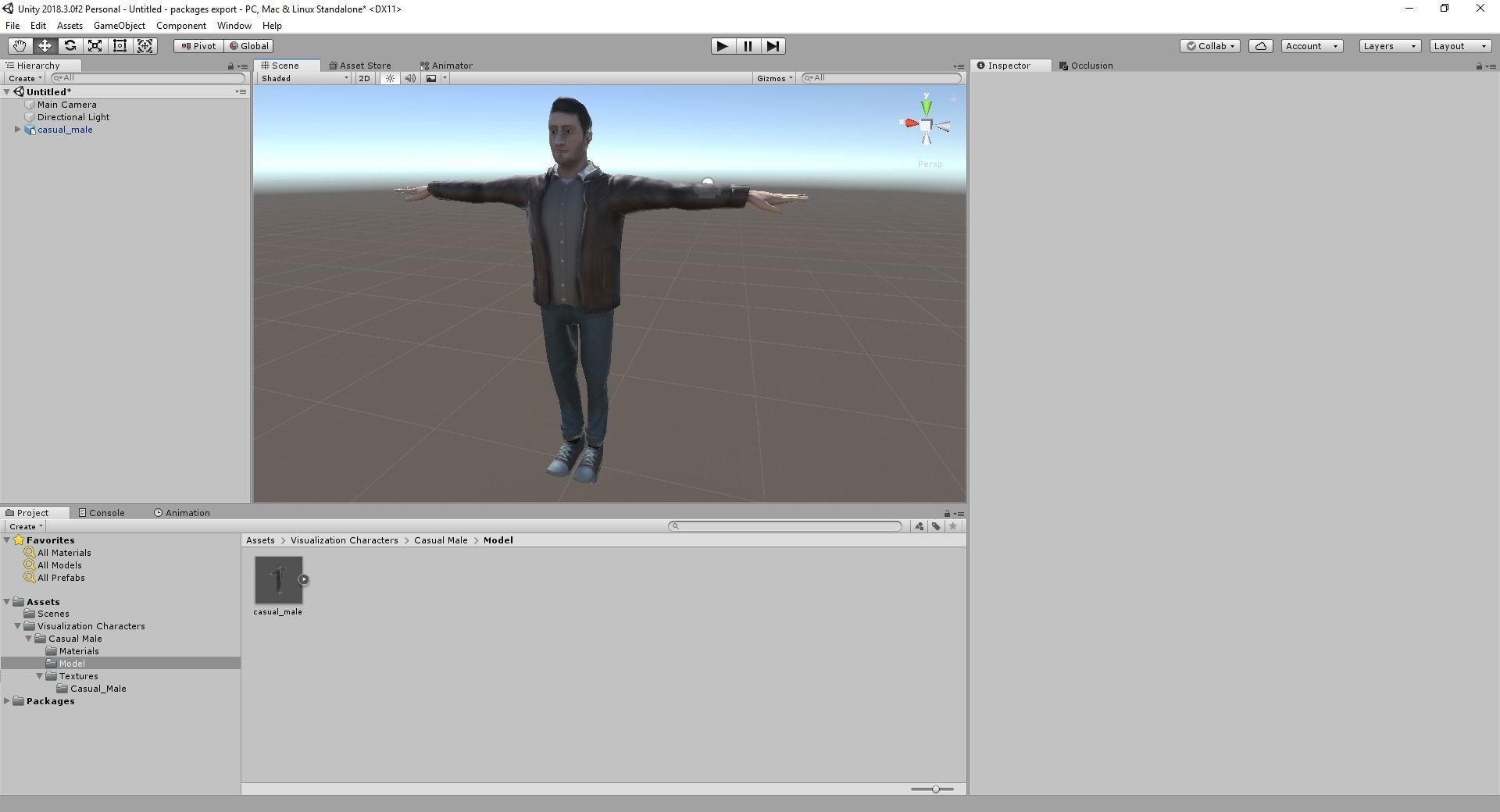 Casual Male free VR / AR / low-poly 3D model animated rigged | CGTrader