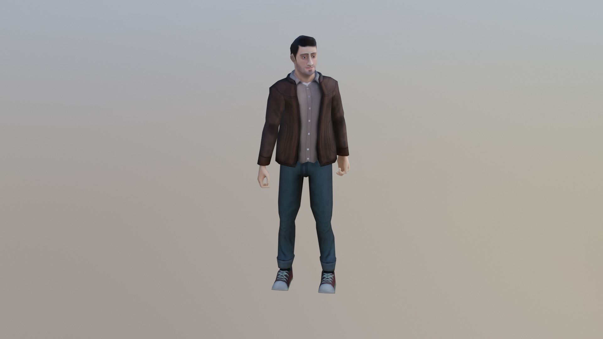 Casual Male free VR / AR / low-poly 3D model animated rigged | CGTrader