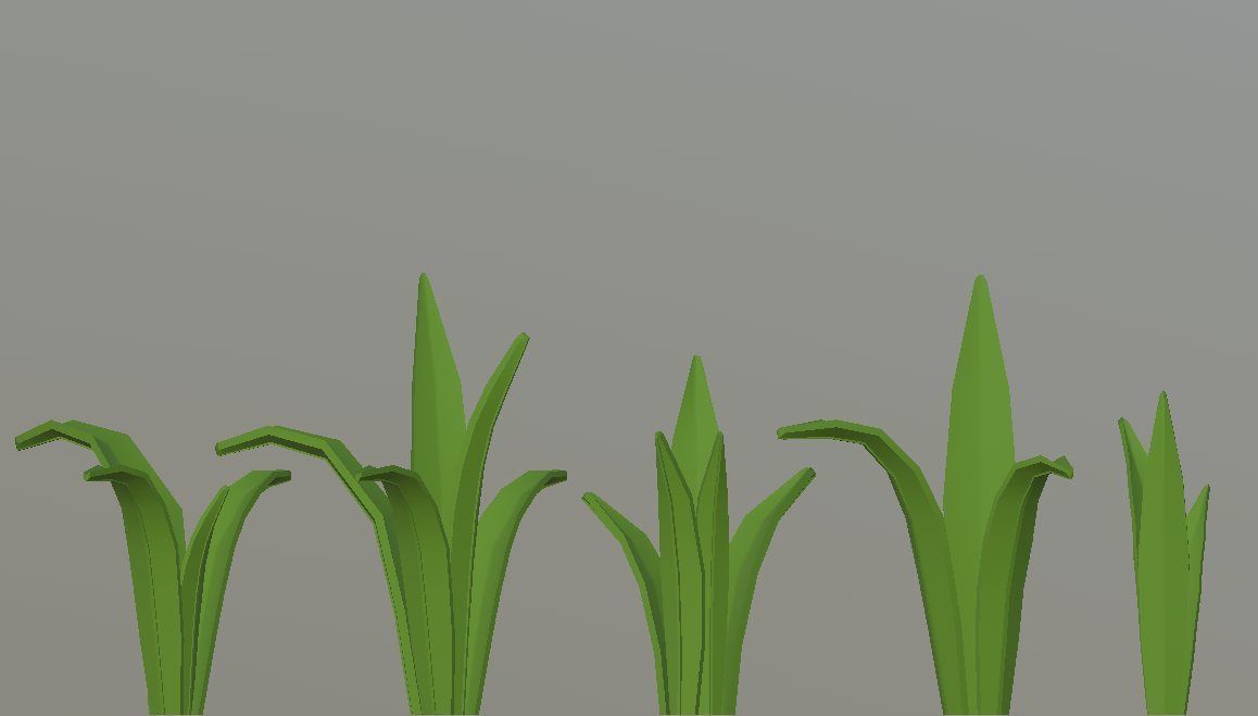 Cartoon grass 3D asset | CGTrader