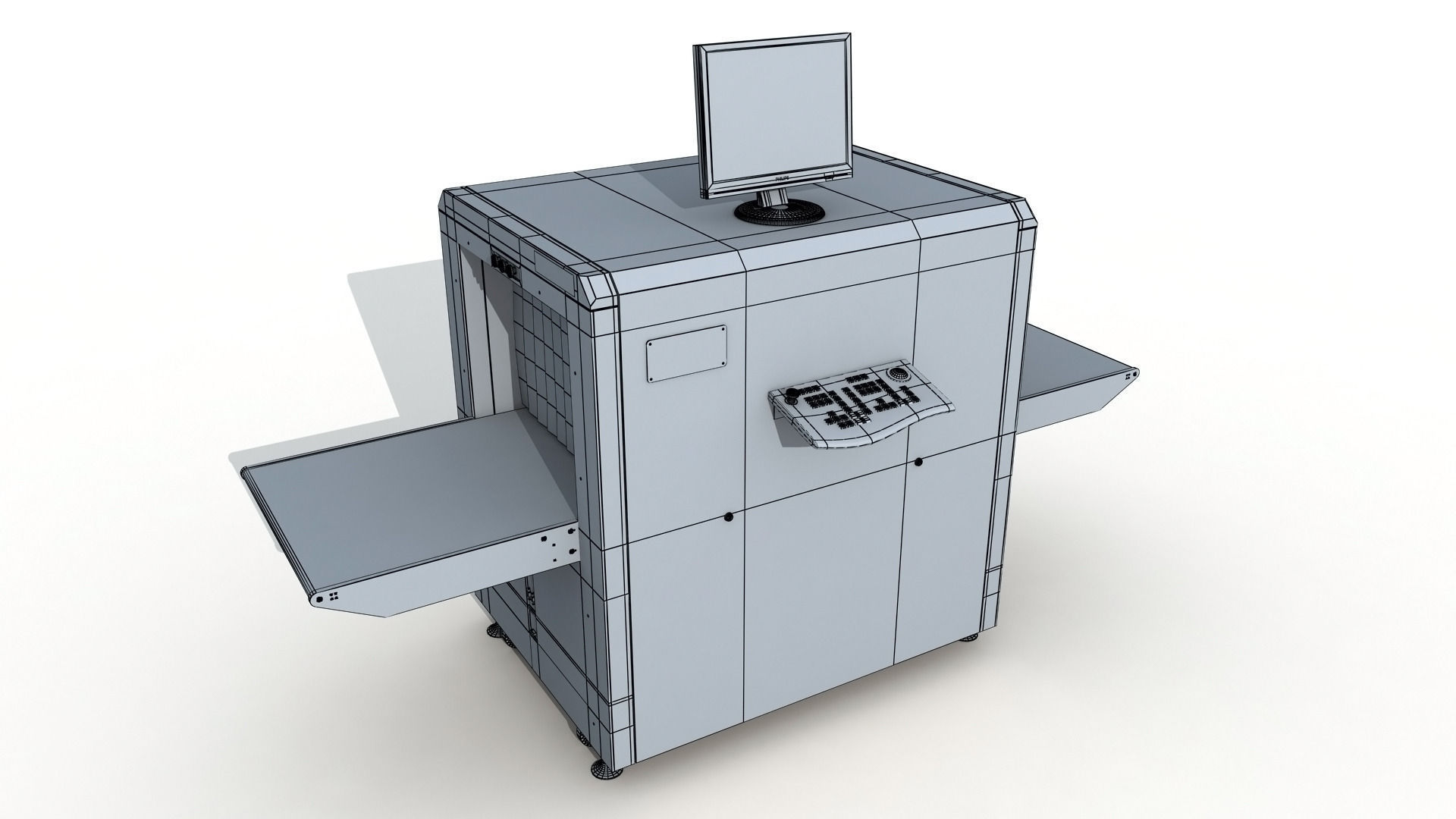 Baggage X-Ray Scanner 3D Model MAX - CGTrader.com