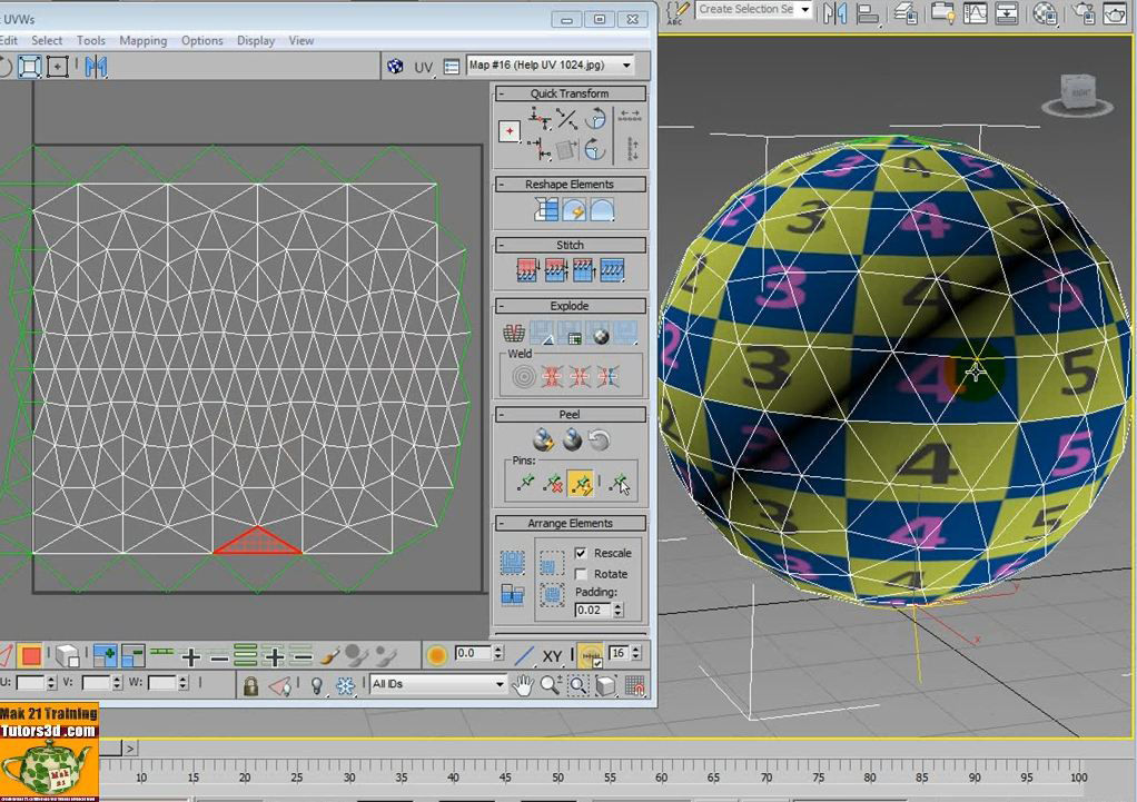 3dsmax 2014 UVW Mapping v 34 cd front 3D model | CGTrader