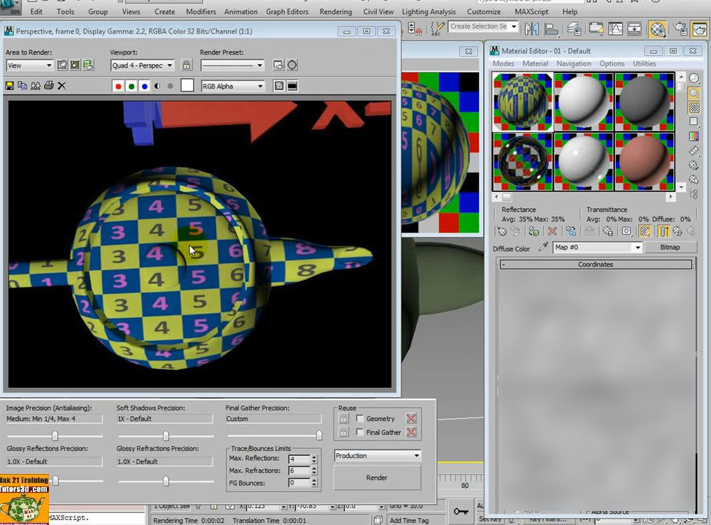 3dsmax 2014 UVW Mapping v 34 cd front 3D model | CGTrader