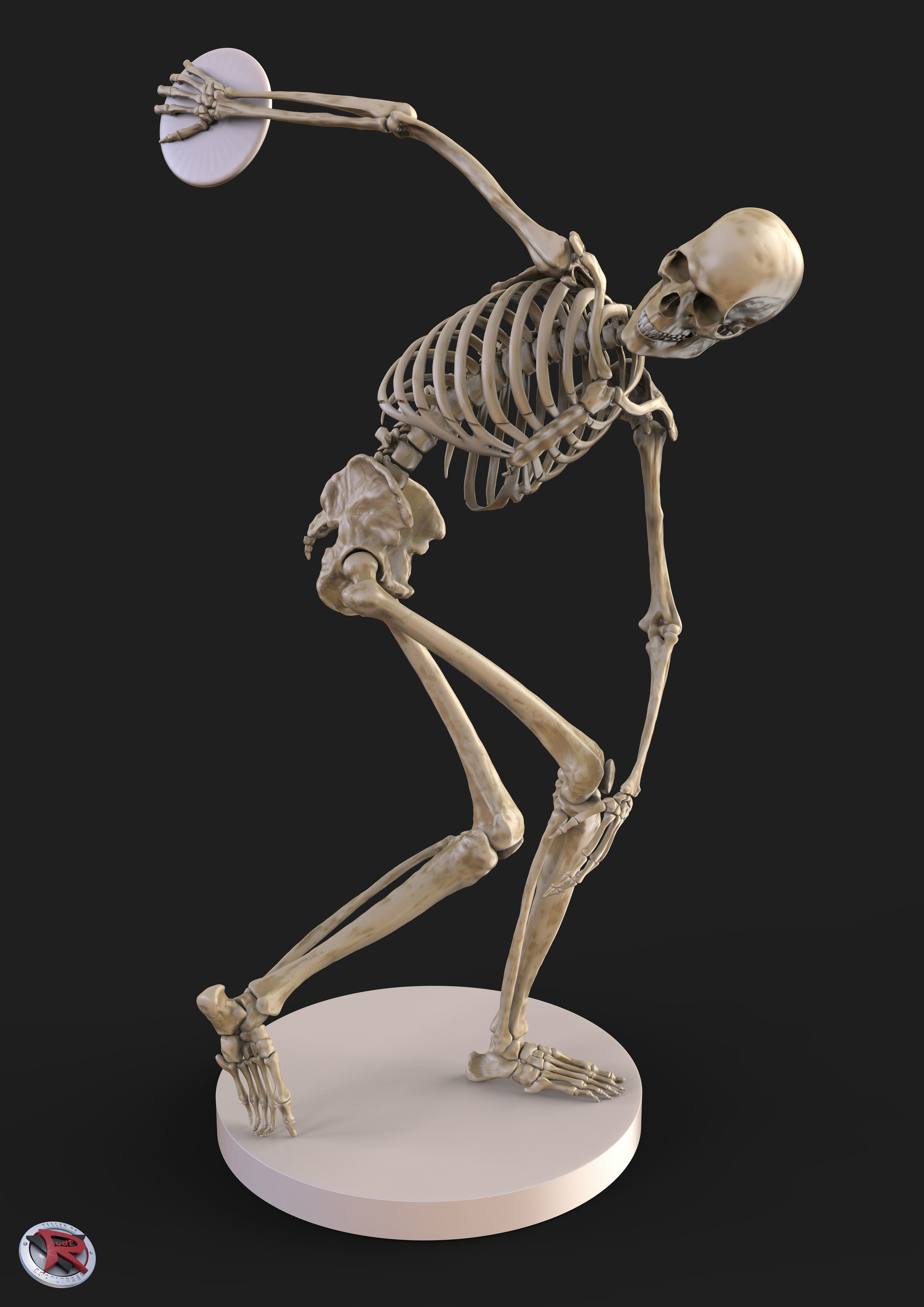 Male and Female Skeleton poseable 3D model 3D printable | CGTrader