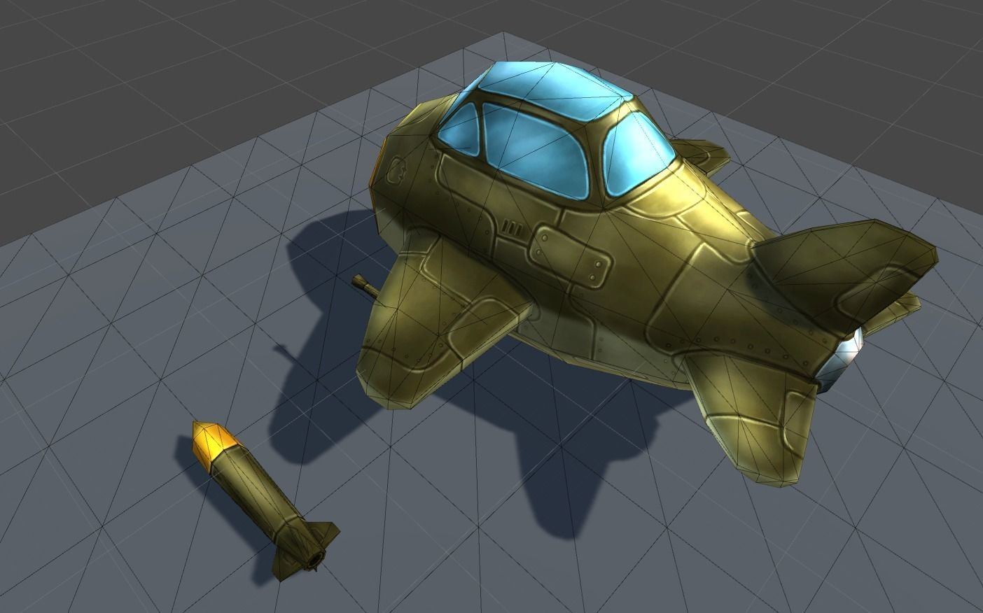 3D model Airplane type 2 VR / AR / low-poly | CGTrader