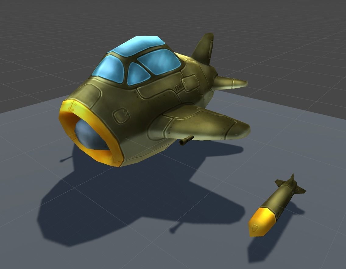 3D model Airplane type 2 VR / AR / low-poly | CGTrader
