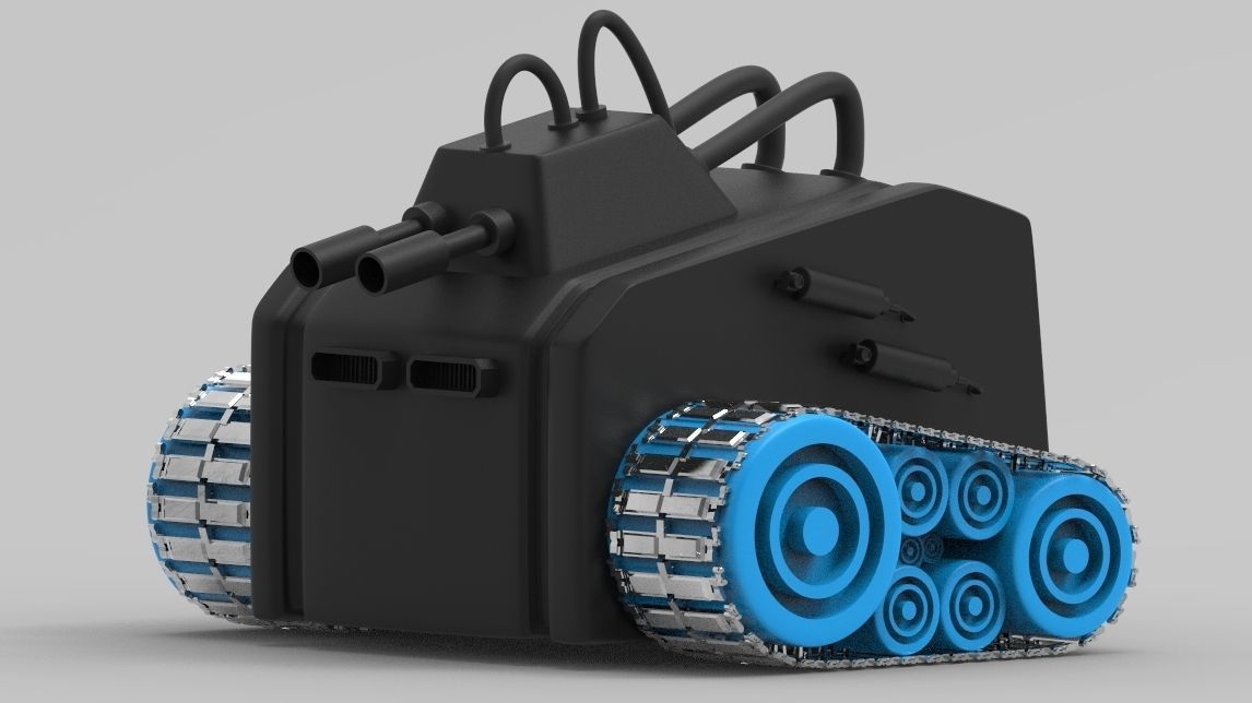 Simple tank free 3D model | CGTrader