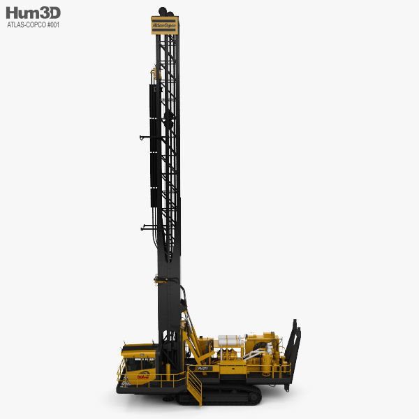 Atlas-Copco PV-271 Drill Rig 2017 3D model | CGTrader