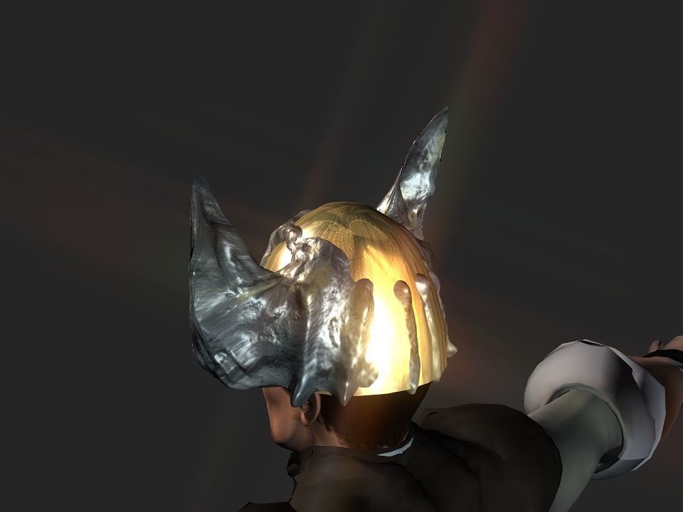 Winged bear viking helm 3D print 3D model 3D printable | CGTrader