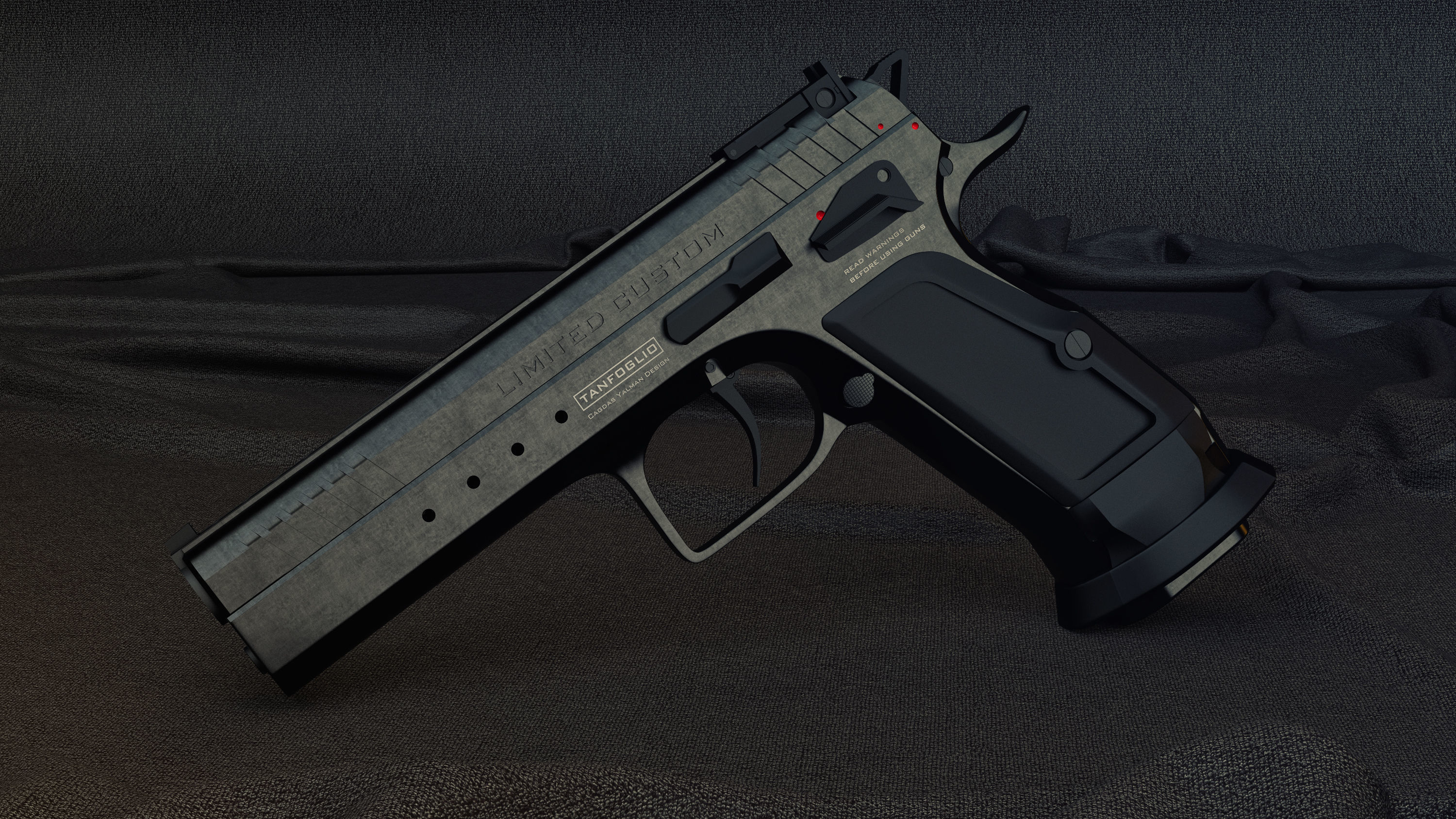 Tanfoglio Custom free 3D model | CGTrader