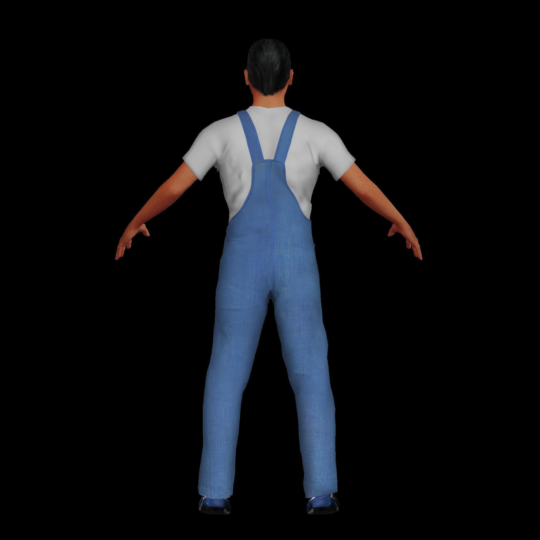 Workers characters pack free VR / AR / low-poly 3D model rigged | CGTrader