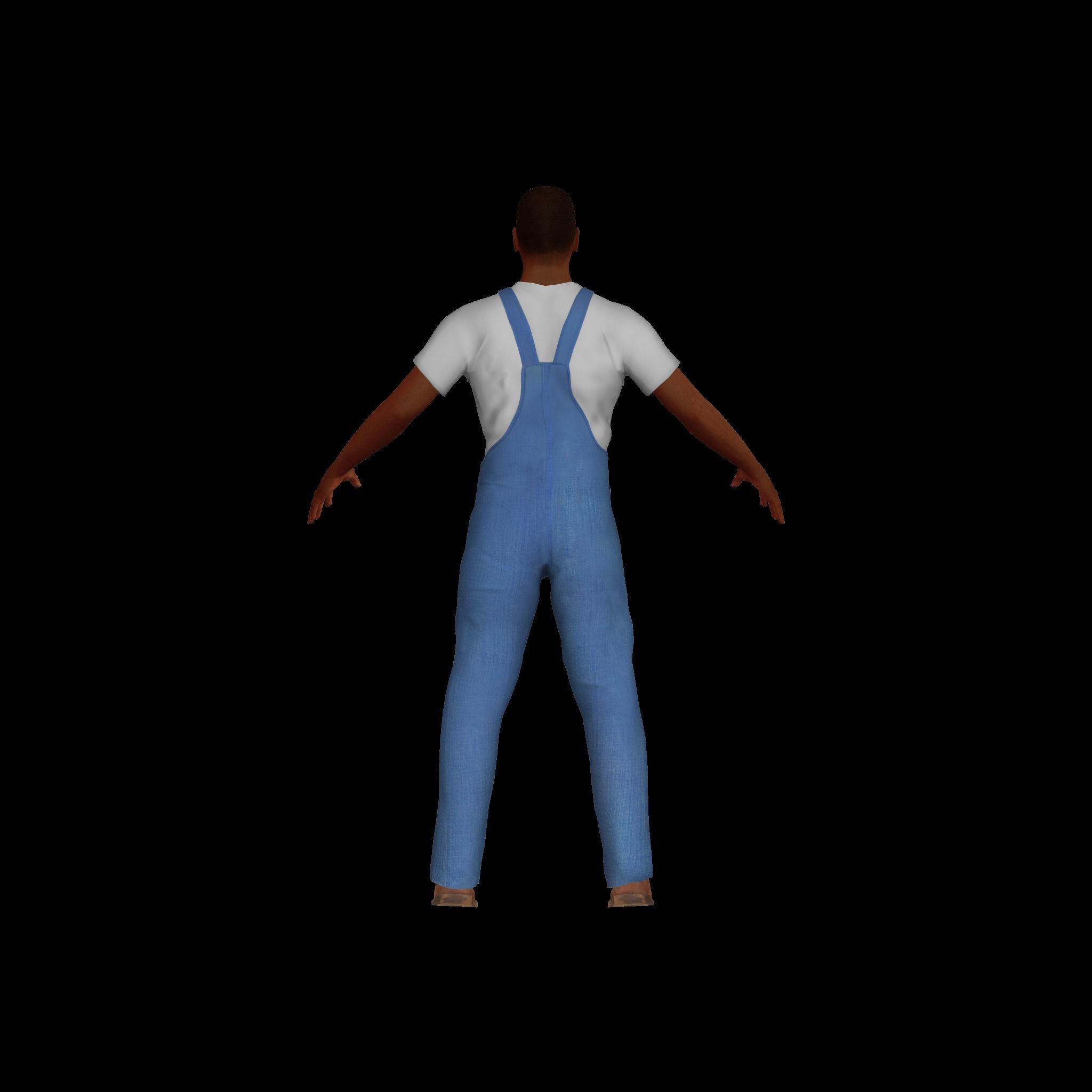 Workers characters pack free VR / AR / low-poly 3D model rigged | CGTrader