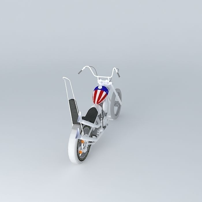 3D model chopper capitan america VR / AR / low-poly MAX OBJ 3DS FBX STL ...