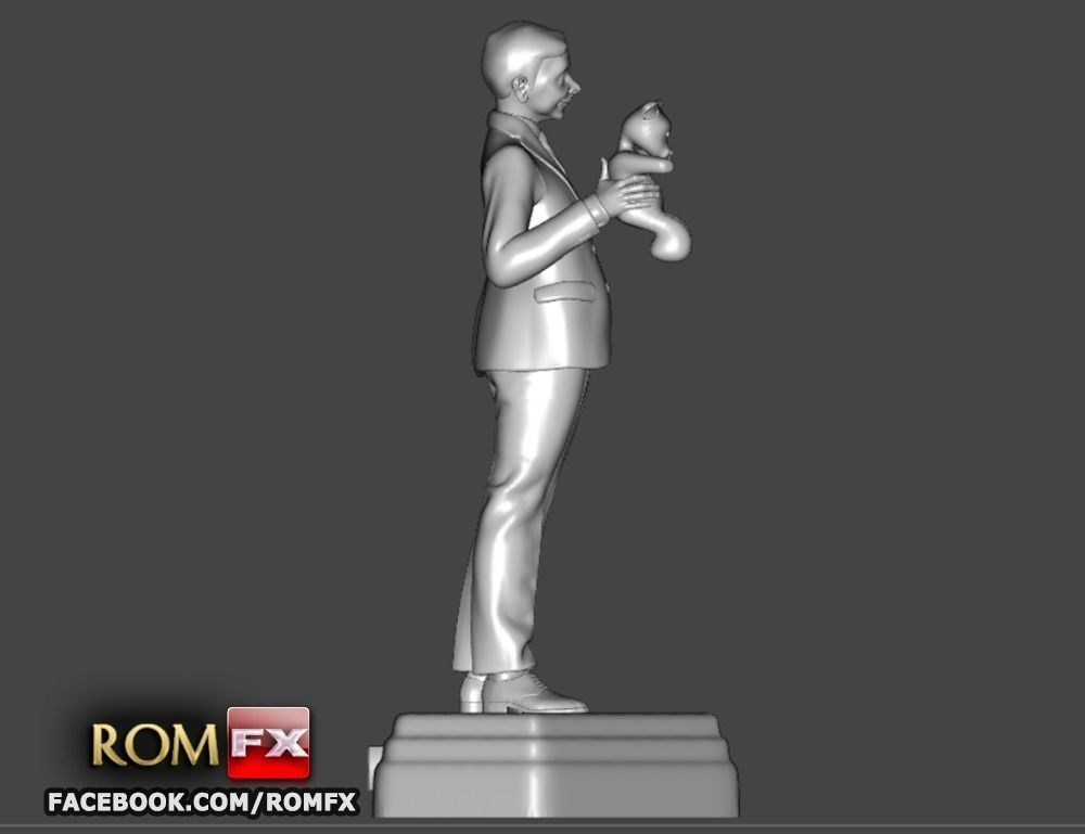 Mr Bean - Rowan Atkinson - Figure Printable 3D model 3D printable ...