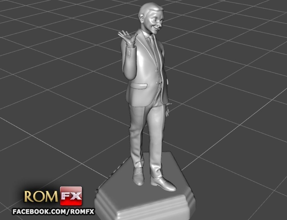 Mr Bean - Rowan Atkinson - Figure Printable 3D model 3D printable ...