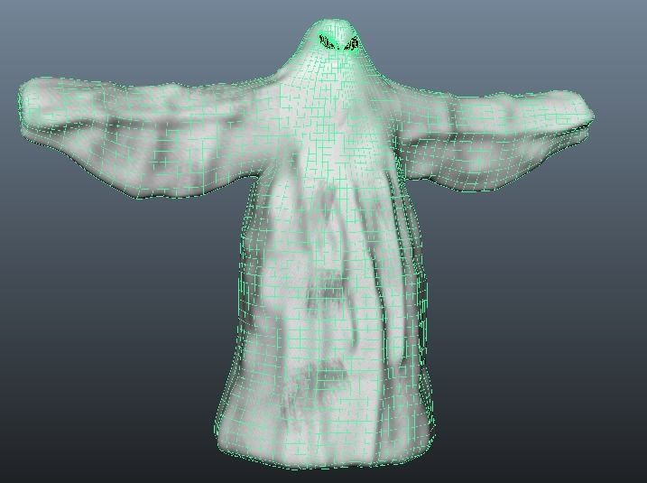 3D model Ghost 3d model Rigged and Animated VR / AR / low-poly rigged ...