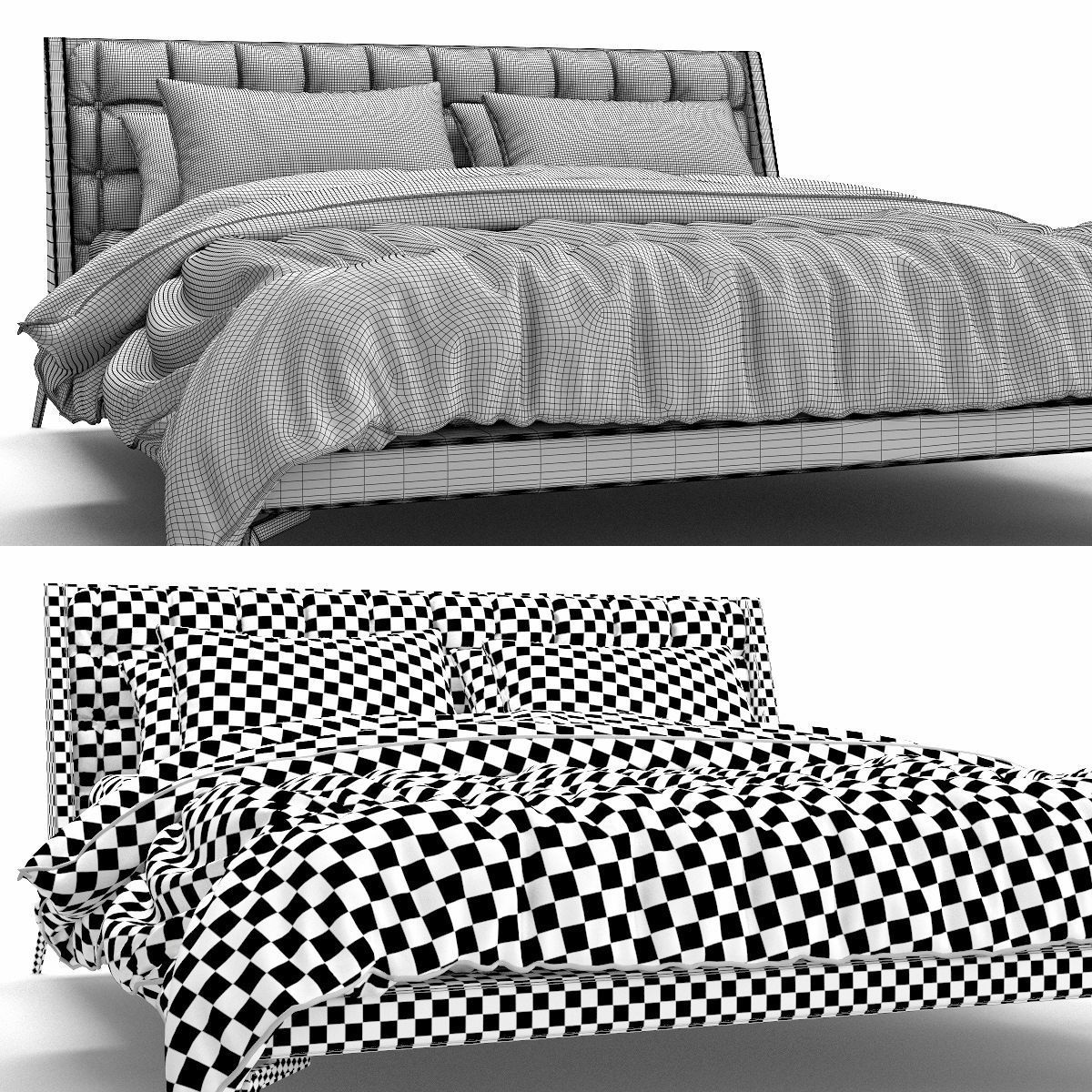 Informa Bed 3D model | CGTrader