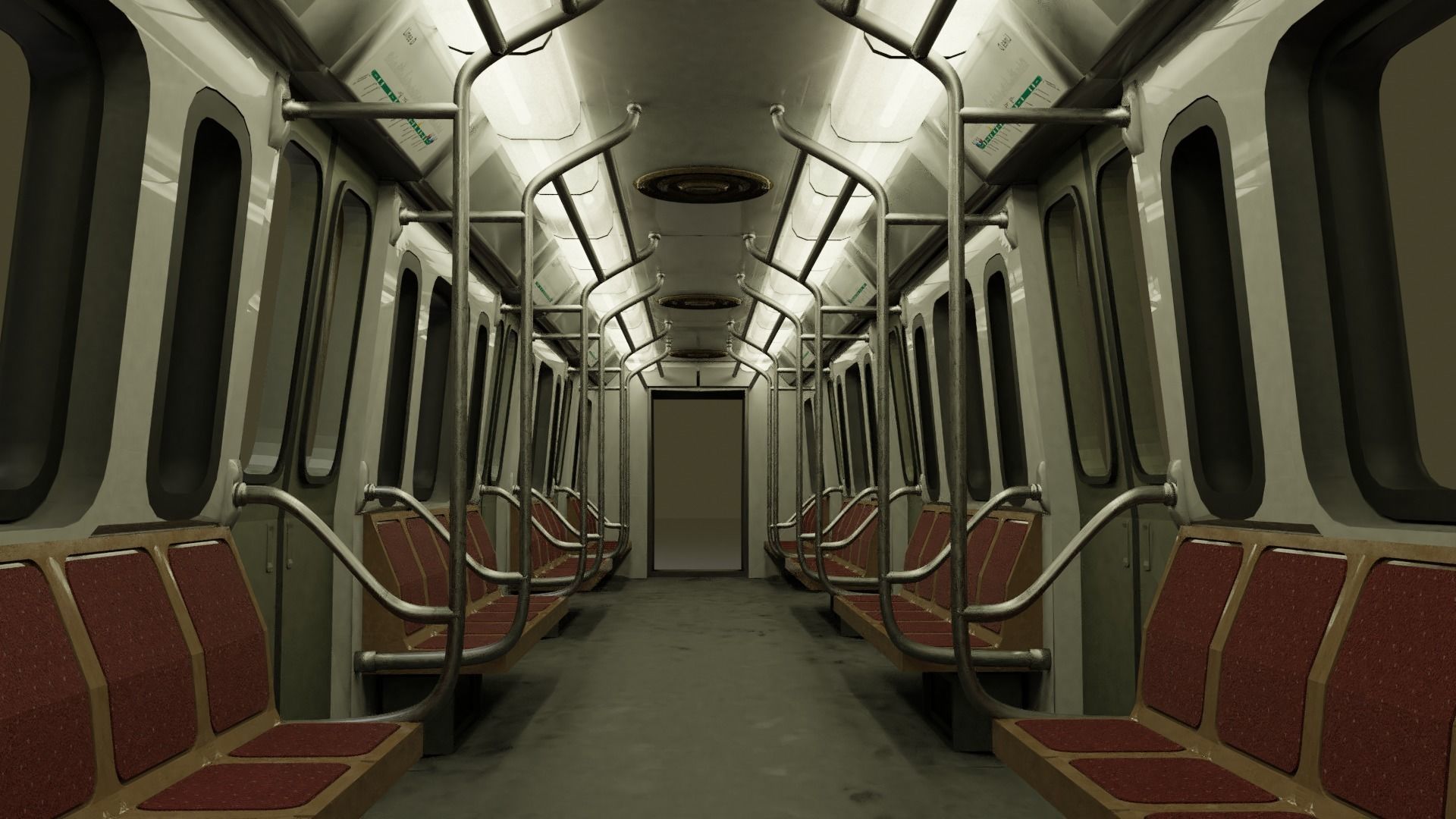 Subway train from Buenos Aires metro 3D model | CGTrader