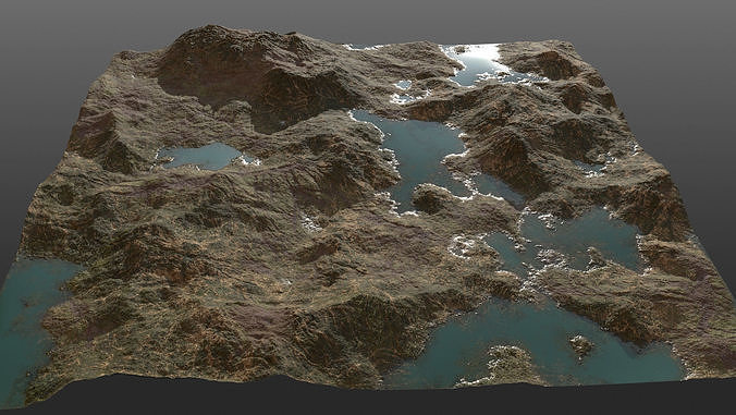 Realistic Terrain Texture PBR Seamless Dry-Wet Texture | CGTrader