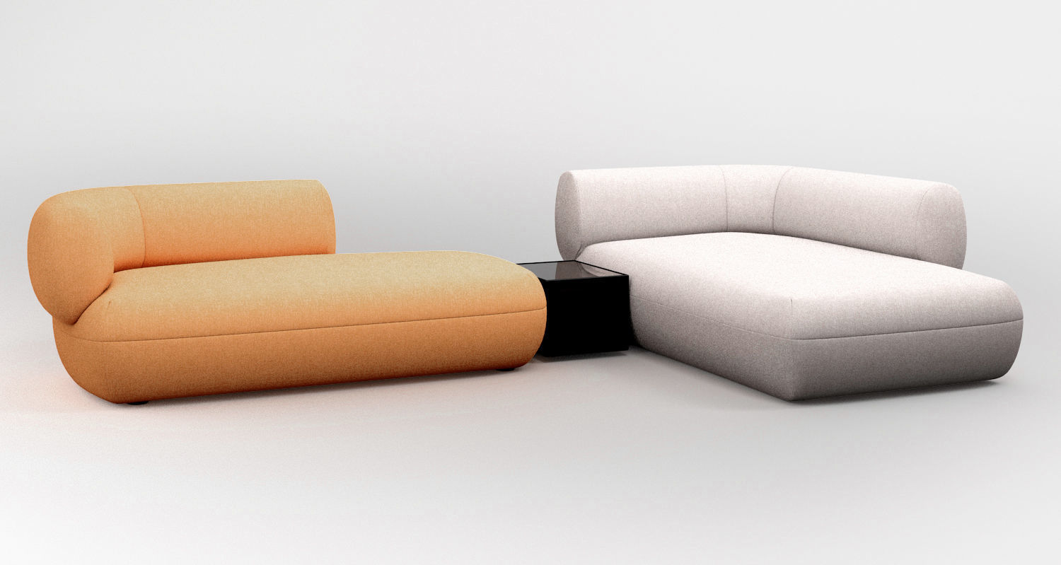Linteloo Arp sofa and armchair collection 3D model | CGTrader