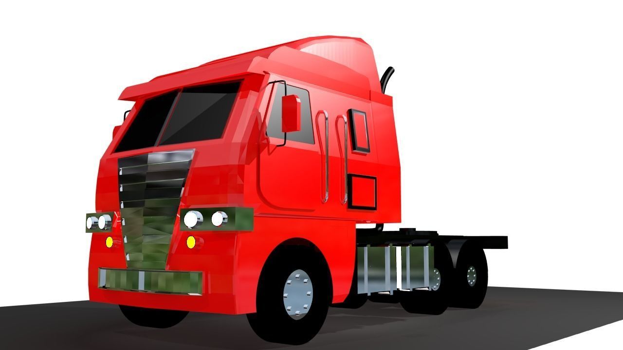 Heavy Truck Low Poly free VR / AR / low-poly 3D model | CGTrader