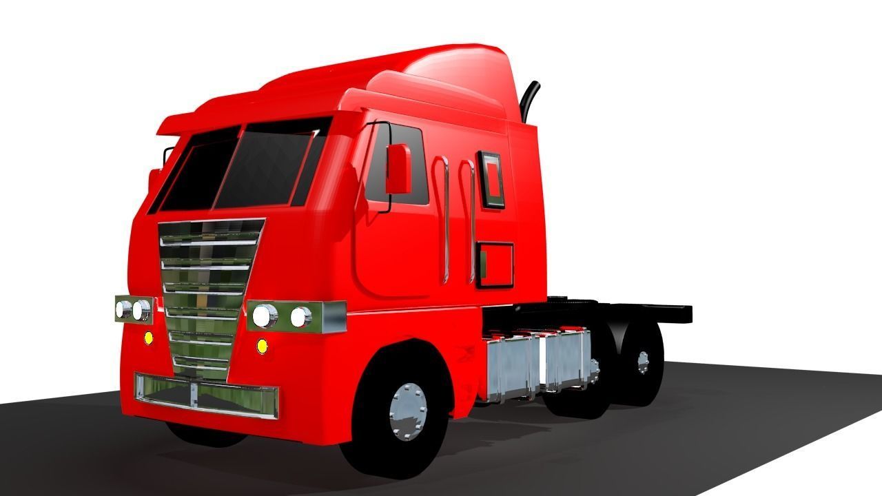 Heavy Truck Low Poly free VR / AR / low-poly 3D model | CGTrader