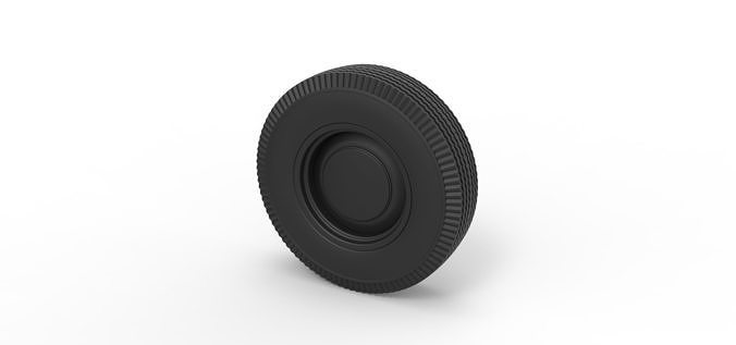 Diecast Wheel from retro car 3D model 3D printable | CGTrader
