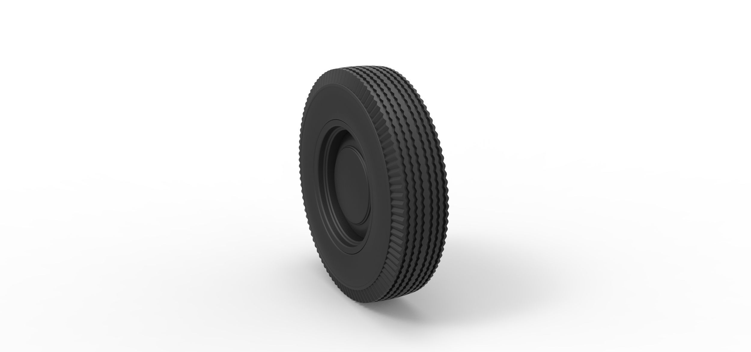 Diecast Wheel from retro car 3D model 3D printable | CGTrader