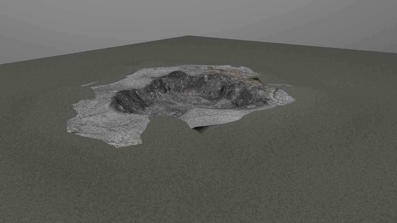 3D model Pothole - design 2 VR / AR / low-poly | CGTrader