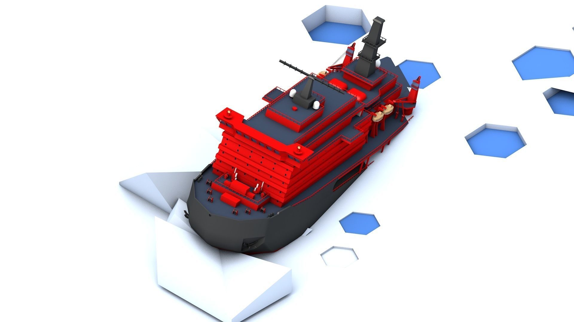 3D model icebreaker VR / AR / low-poly | CGTrader