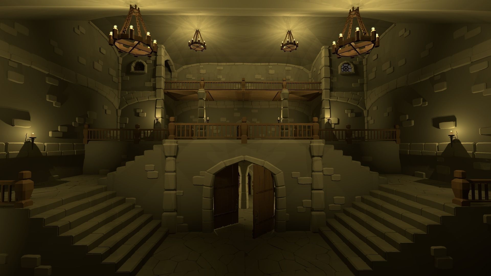 Ultimate Low Poly Dungeon free VR / AR / low-poly 3D model | CGTrader