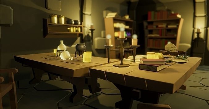 Ultimate Low Poly Dungeon free VR / AR / low-poly 3D model | CGTrader