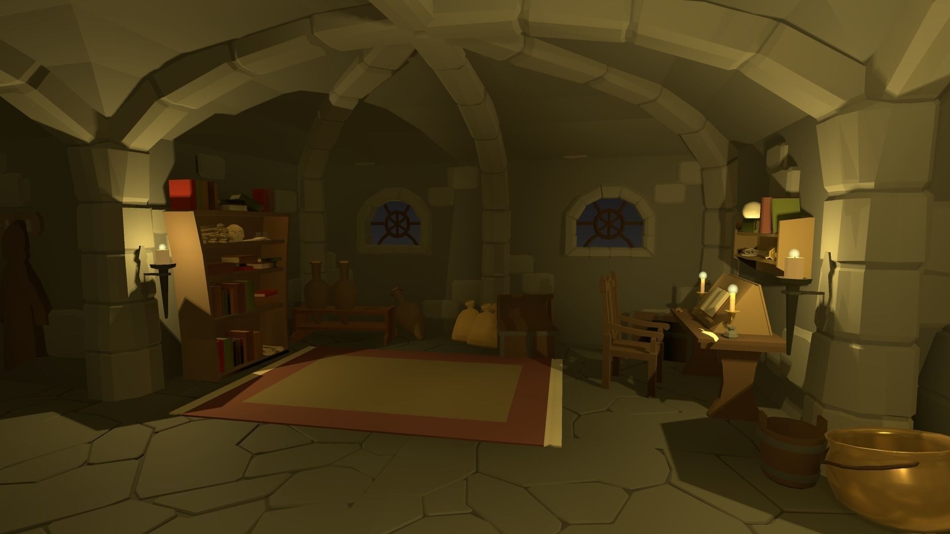 Ultimate Low Poly Dungeon free VR / AR / low-poly 3D model | CGTrader