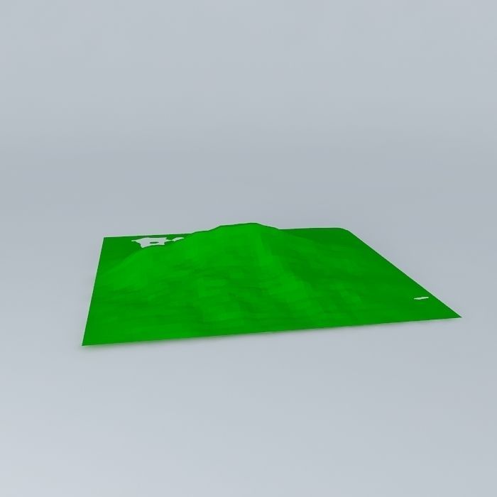 Ground field free 3D model | CGTrader