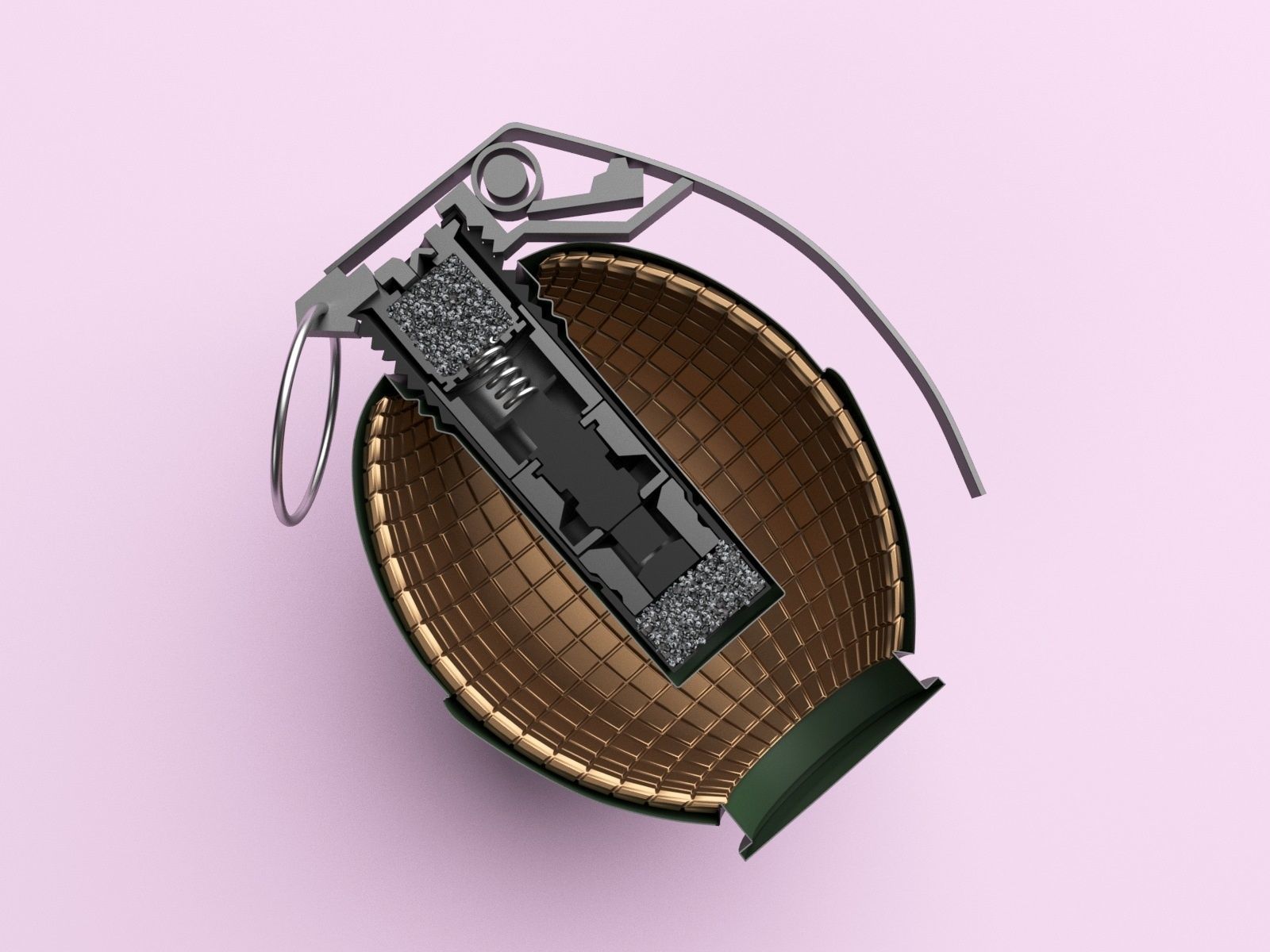 Half of the bullets 3D model | CGTrader