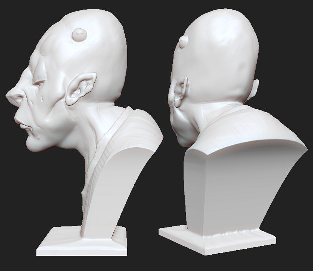 Malo Fan Art Bust free 3D model 3D printable | CGTrader
