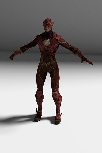 Flash free VR / AR / low-poly 3D model animated rigged | CGTrader