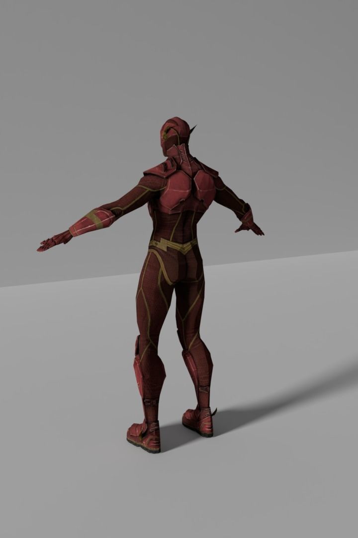 Flash free VR / AR / low-poly 3D model animated rigged | CGTrader