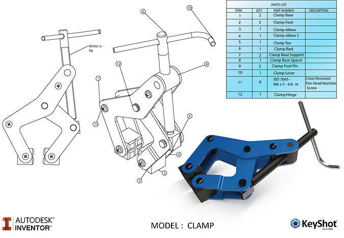 Clamp 3D model | CGTrader