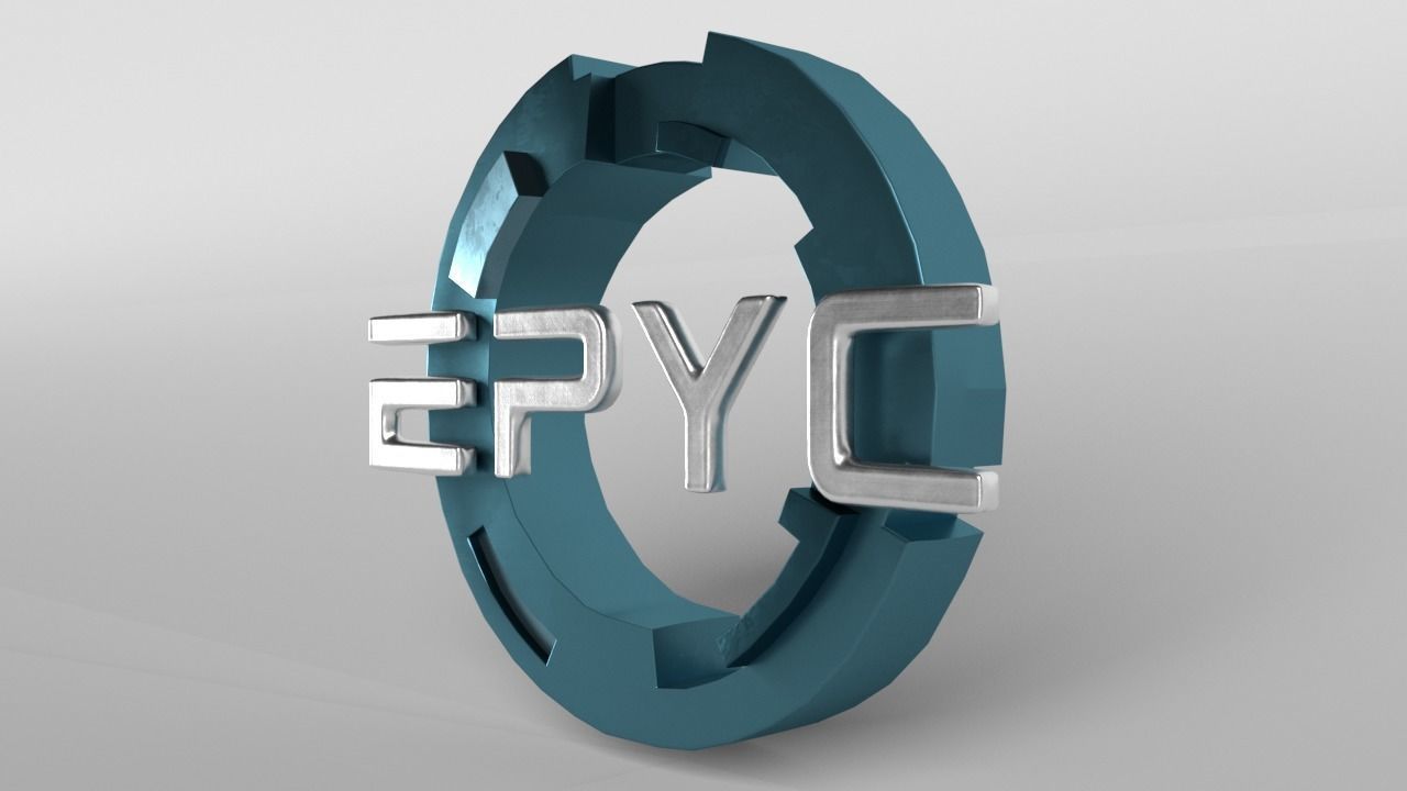 AMD EPYC Logo Pack free VR / AR / low-poly 3D model | CGTrader