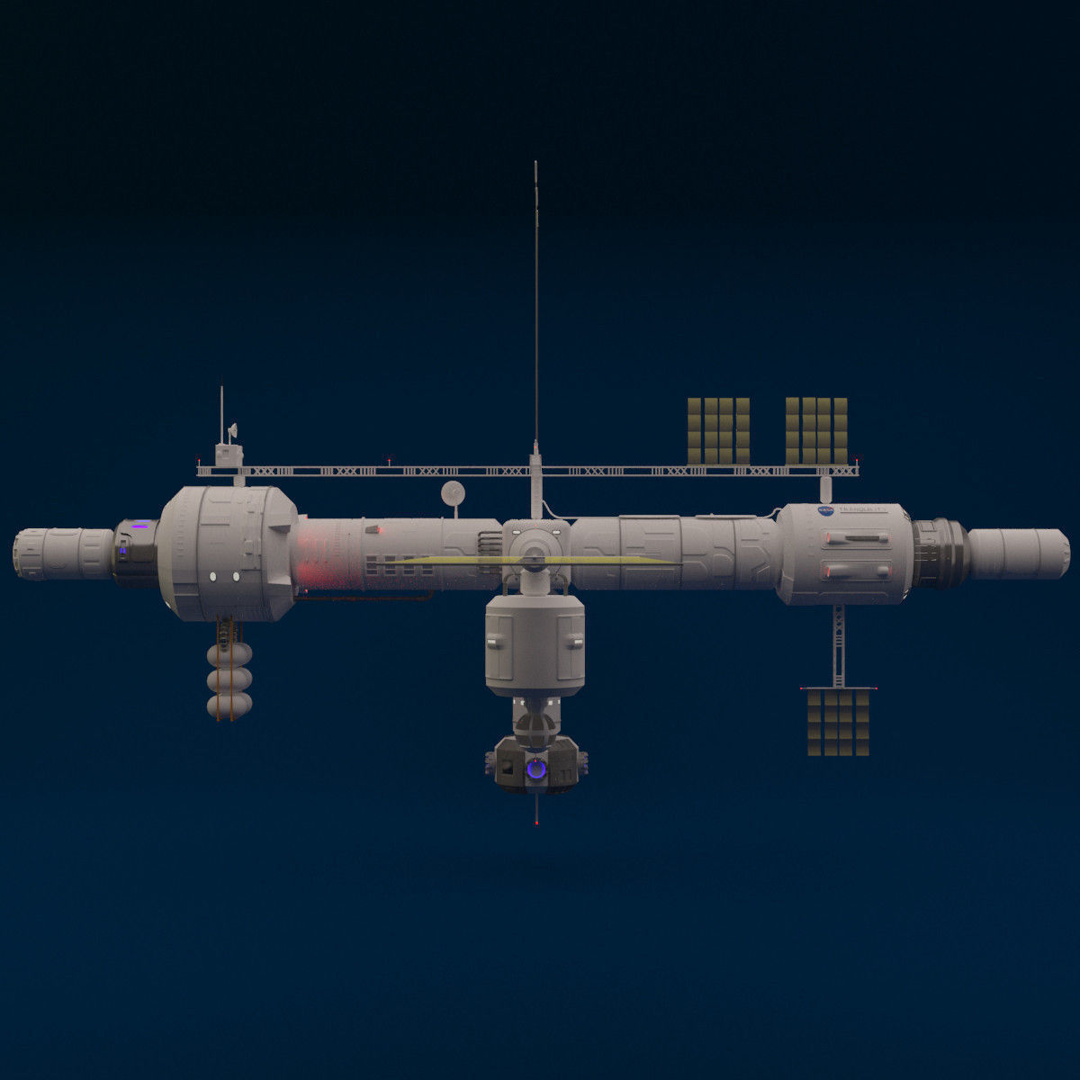 Space Station 3D Model MAX | CGTrader.com