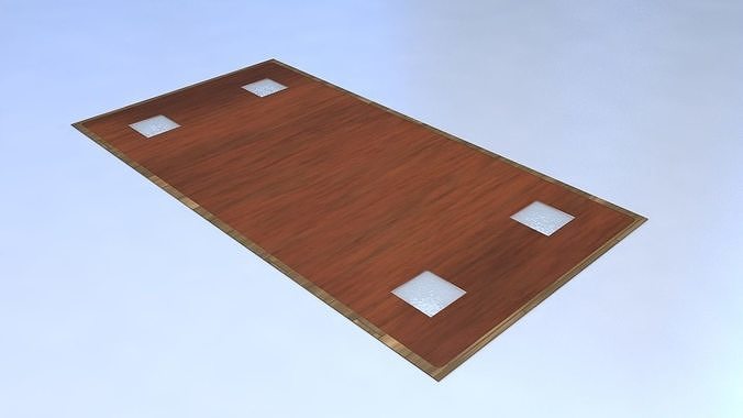 Embeded table free 3D model | CGTrader
