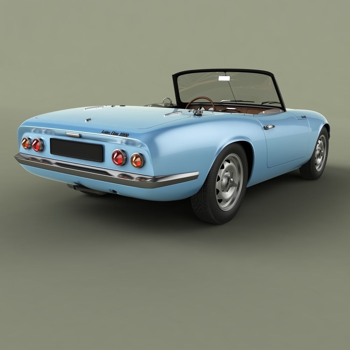 Lotus Elan S1 3D model | CGTrader
