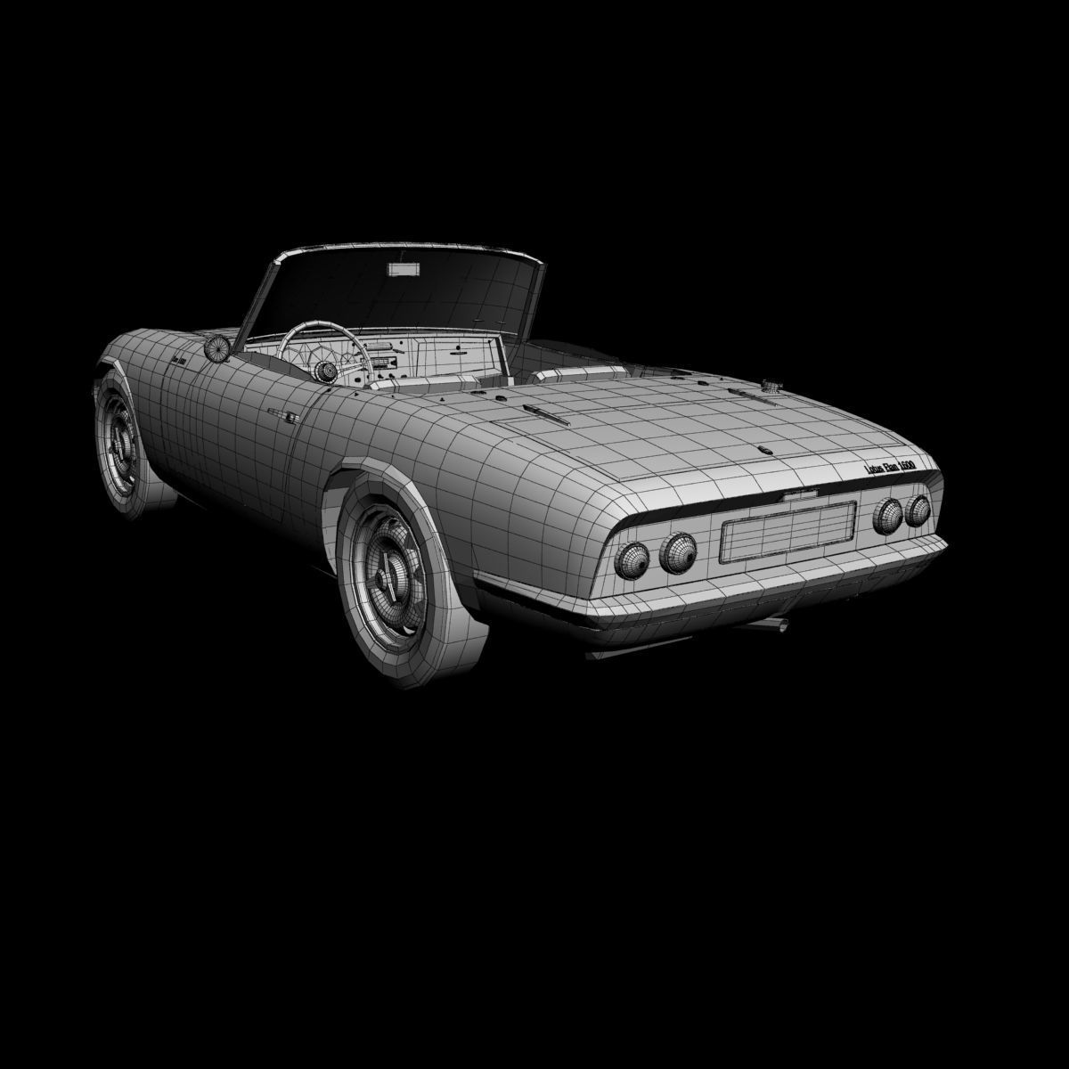 Lotus Elan S1 3D model | CGTrader