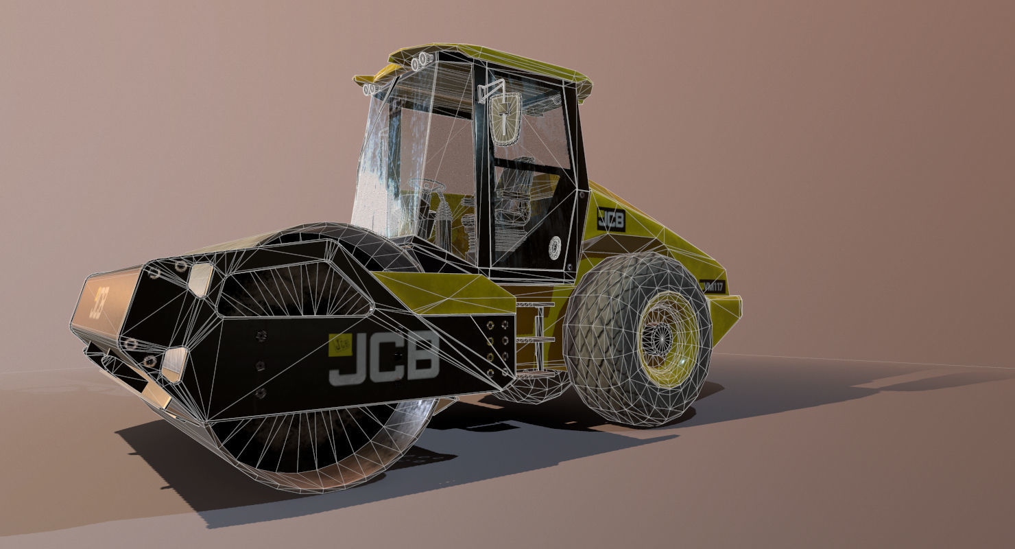 3D model Compactor JCB VM117 VR / AR / low-poly | CGTrader