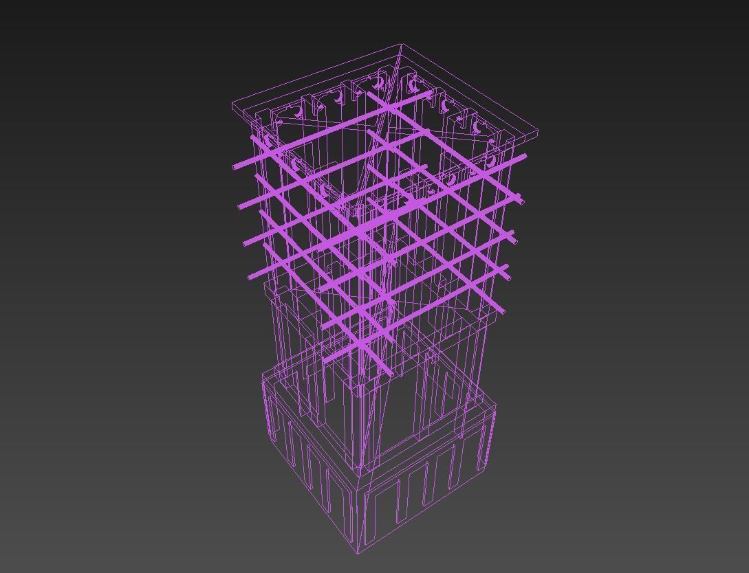 Arabic Design - Barjeel Wind Tower 3D model | CGTrader